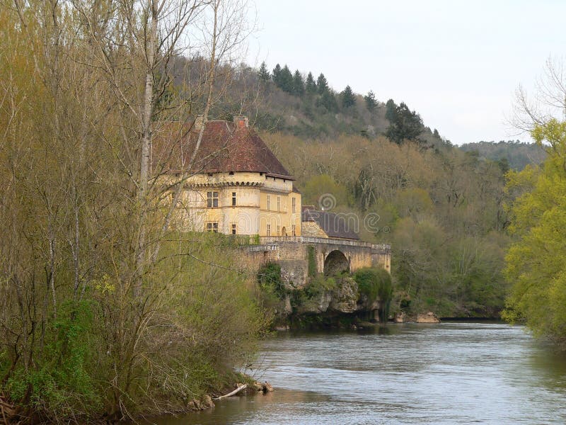 Chateau De Losse, Thonac (Frances) Photo stock - Image du arbres ...