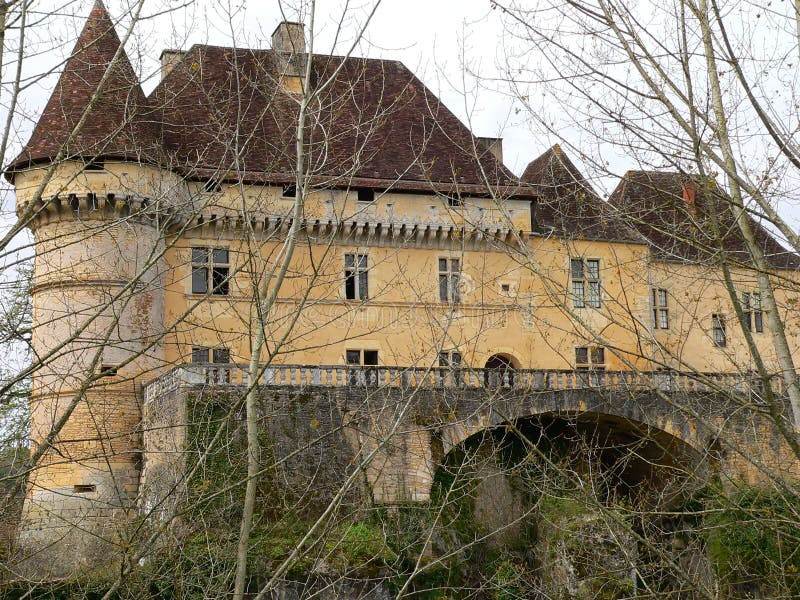 Chateau De Losse, Thonac (Frances) Photo stock - Image du garantie ...