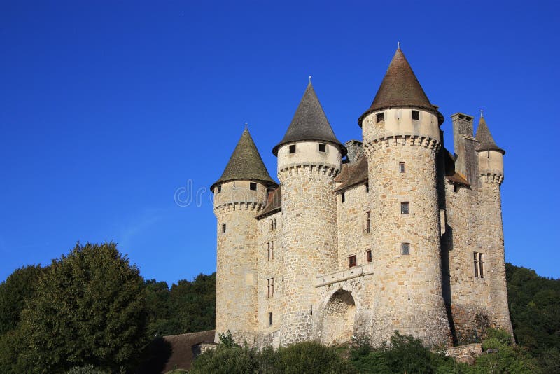 Chateau de Val at sunset editorial photo. Image of heritage - 11961276