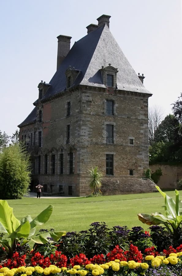 Chateau Des Montgomery stock image. Image of ancient, building - 1718795