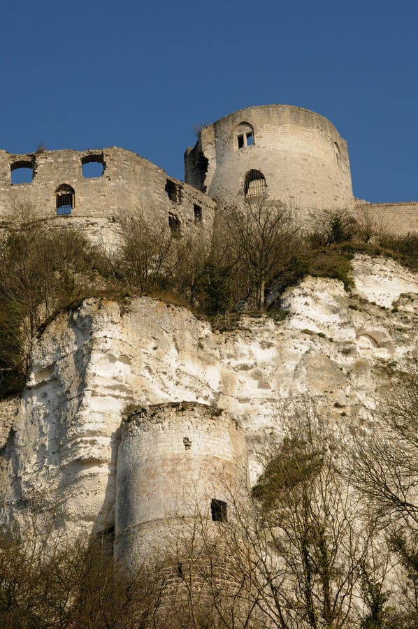Chateau Gaillard stock image. Image of architecture, historical - 20633247