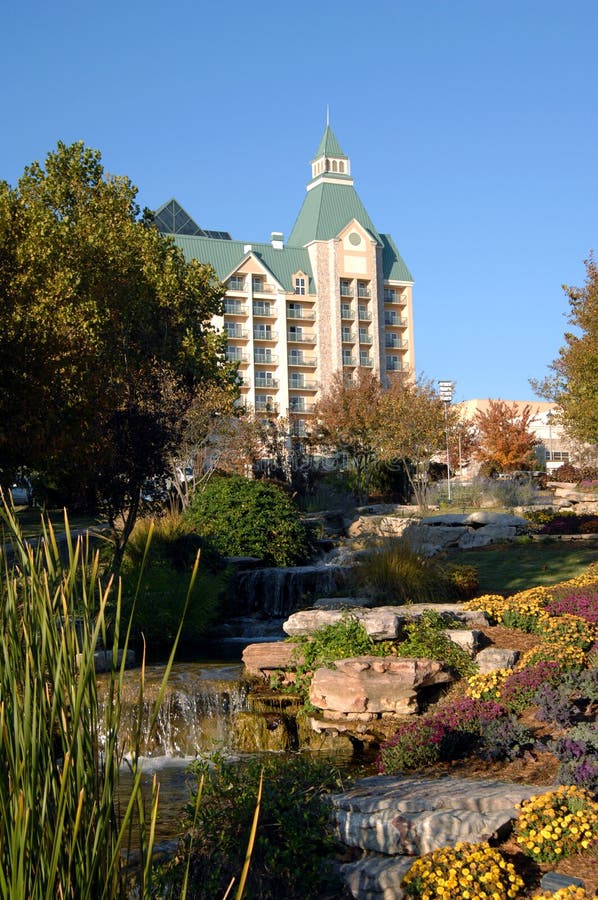 Chateau on the Lake Resort stock image. Image of running - 3919705