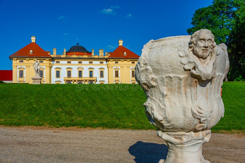 Chateau at Slavkov U Brna in Czech Republic Stock Photo - Image of ...