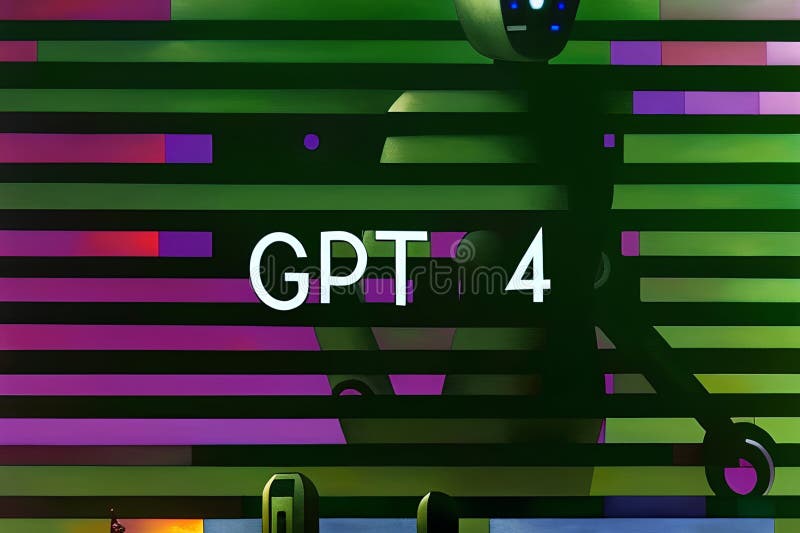 GPT 4, AI, Ai Robot, Ai Projects, Illustration, Digital Art. Stock ...