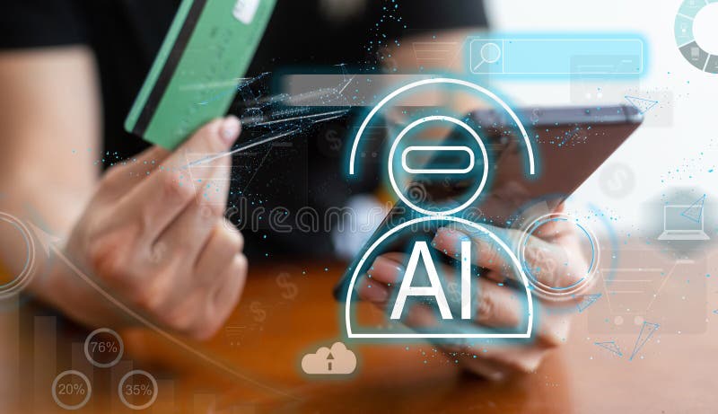 ChatGPT Chat with AI. Woman Chatting with AI Chatbot Via Laptop ...