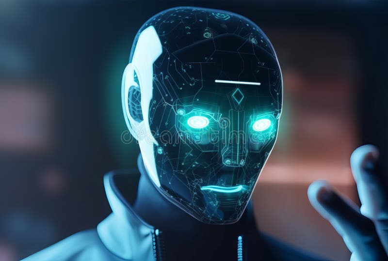 ChatGPT Chat Concept AI, Artificial Intelligence. Young Man Using ...