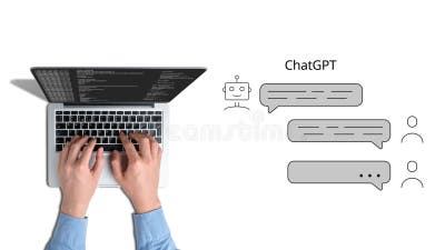 Chatgpt Communication Concept. Neural Network and Artificial ...