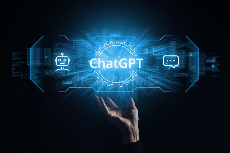 ChatGPT Concept. Artificial Intelligence and Neural Network. Future ...