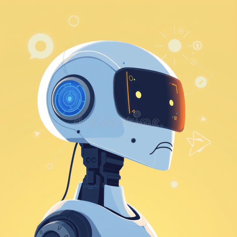 Robotics and Artificial Intelligence Chatgpt Illustration Stock ...