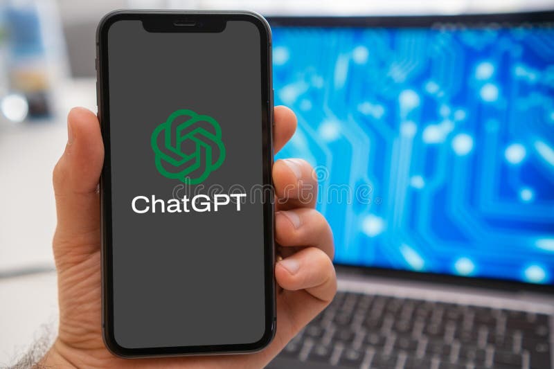 ChatGPT Logo of Neural Network on the Screen of Smartphone on the ...