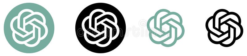 ChatGPT logo set editorial image. Illustration of speech - 277669155