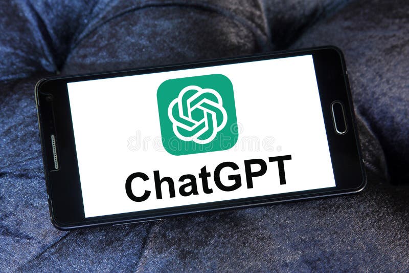 Chatgpt openai logo editorial photo. Image of openai - 297894201