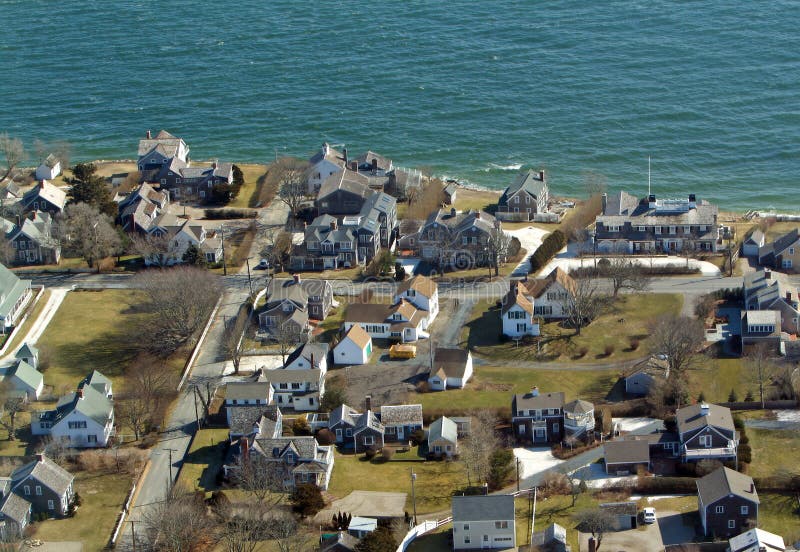 Chatham, Cape Cod Aerial Photo Stock Photo - Image of chatham, ocean ...