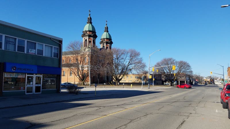 Chatham town street view editorial stock image. Image of chatham ...