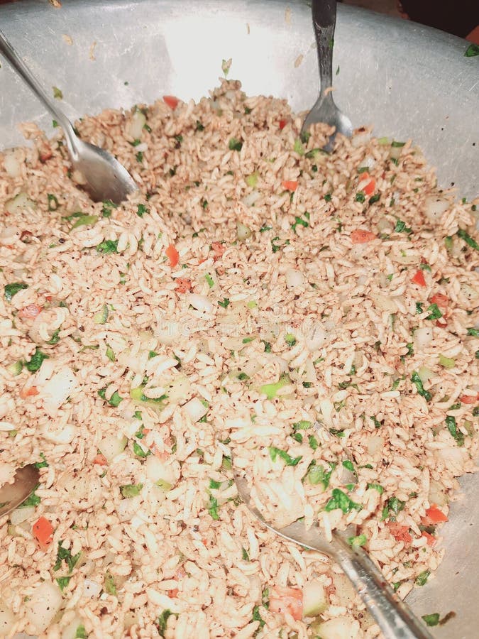 Chatpate Special Nepali Snacks Stock Photo - Image of meal, salad ...