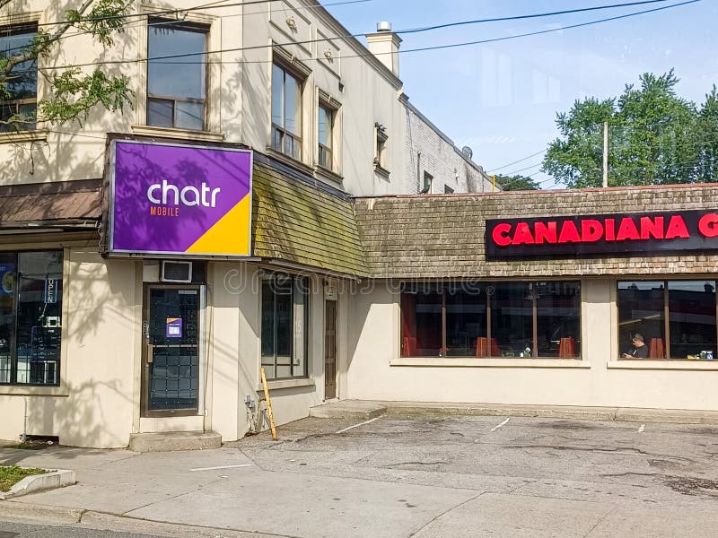 Chatr mobile company sign editorial image. Image of cell - 351310465