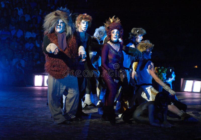 Chats le musical photo éditorial. Image du chats, joueurs - 99141196