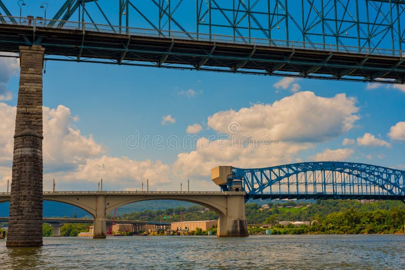 Chattanooga high bridges stock image. Image of bridges - 106932233