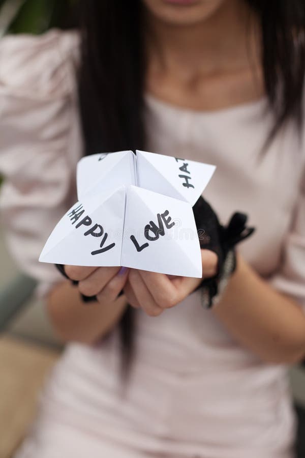 Chatterbox Paper Game stock photo. Image of lace, paper - 20903184