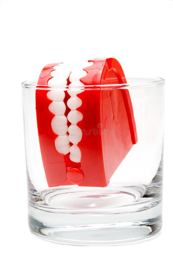 Chattering Teeth stock photo. Image of denture, cleansing - 7566672