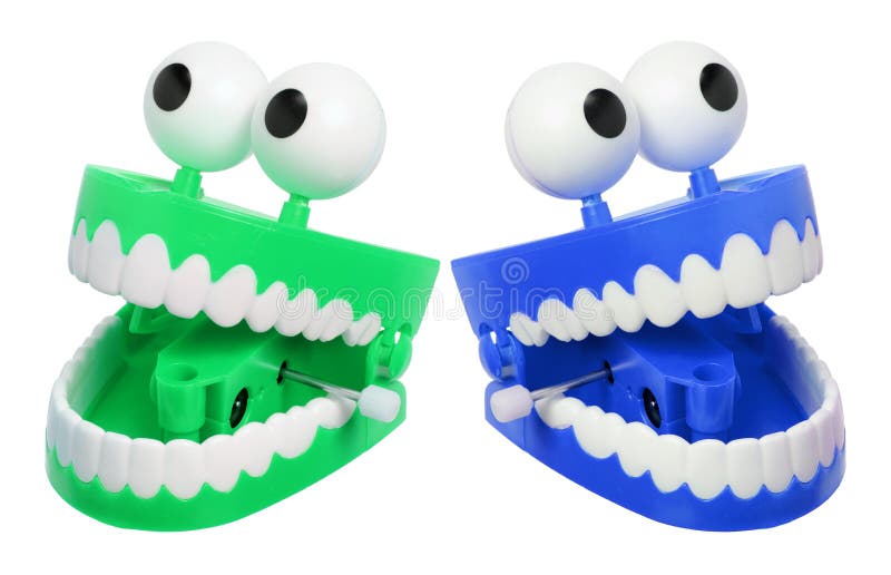 Chattering Teeth Toy stock image. Image of smile, happy - 27298831