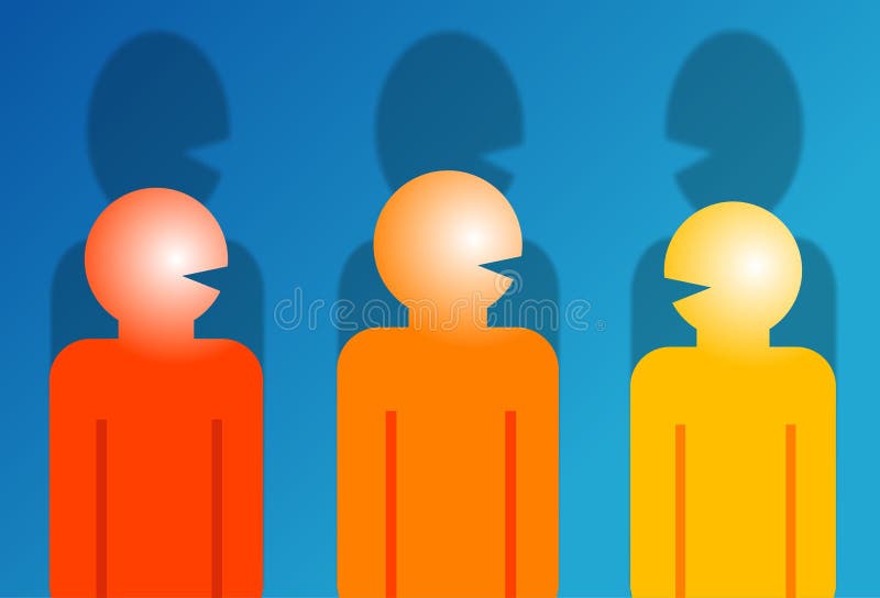 Chatting stock illustration. Illustration of people, planning - 50901
