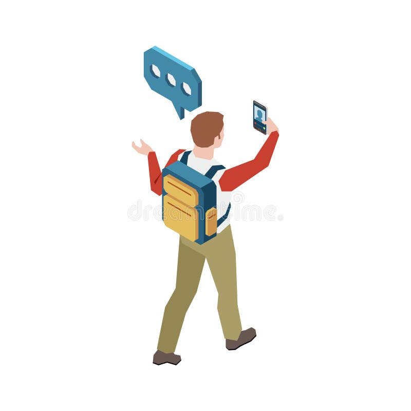 Chatting on Go Composition stock vector. Illustration of icon - 232816919