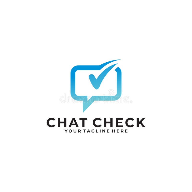 Chatting Logo Logo Vector Design Template Stock Vector - Illustration ...