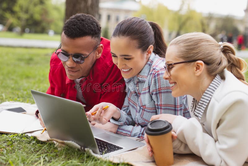 Three Students Study Hard Together Stock Photos - Free & Royalty-Free ...