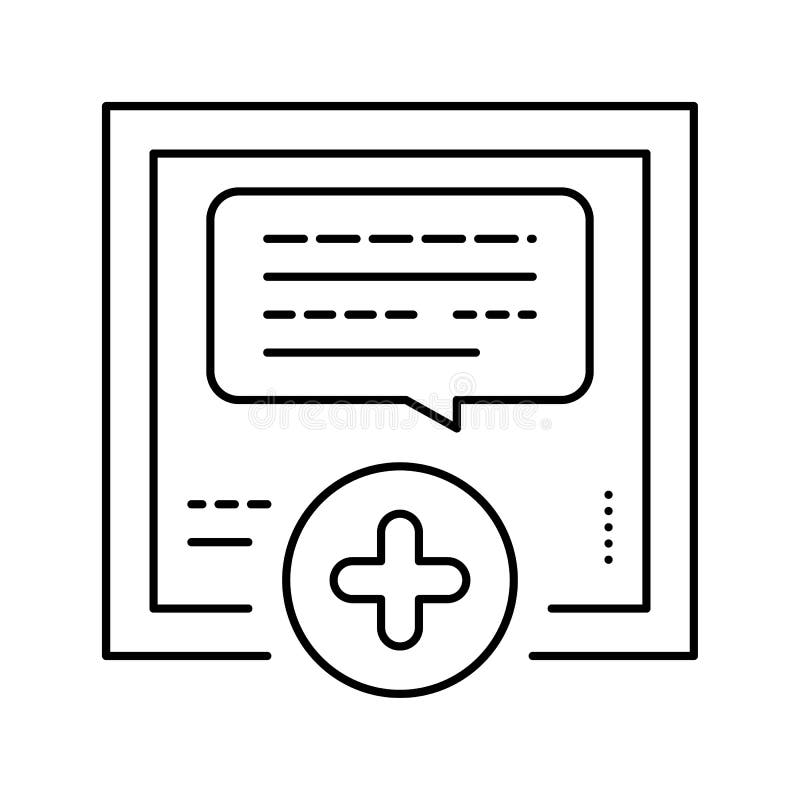 Chatting with User Ugc Line Icon Vector Illustration Stock Vector ...