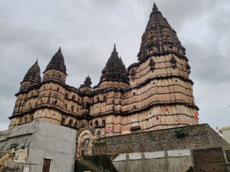 Chaturbhuj Temple at Orchha, MP, India Editorial Stock Image - Image of ...