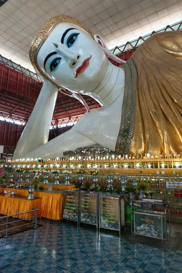 Chauk Htat Gyi Pagoda stock photo. Image of traditional - 58660824