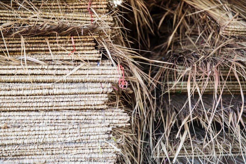 Chaume photo stock. Image du fermer, milieux, rayé, ligne - 57091440