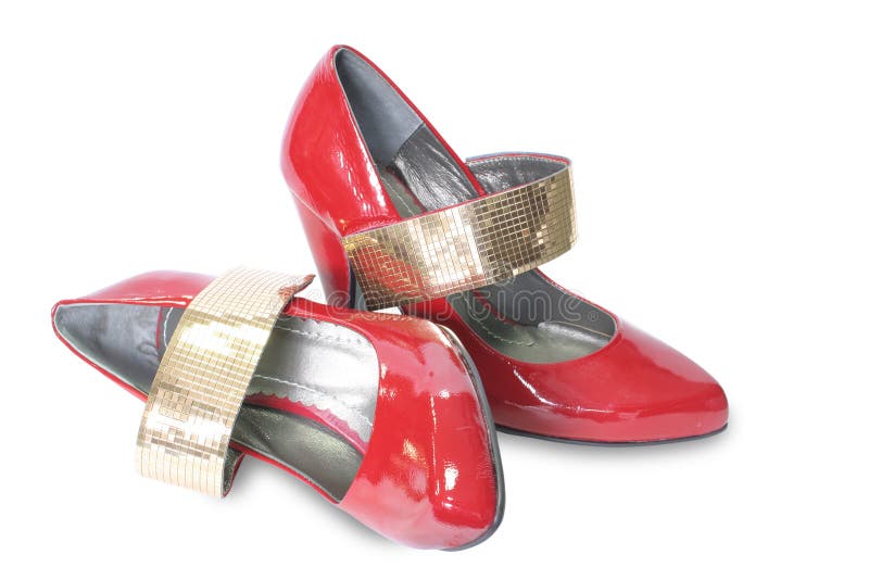 Chaussures rouges image stock. Image du isolement, chaussures - 4780689