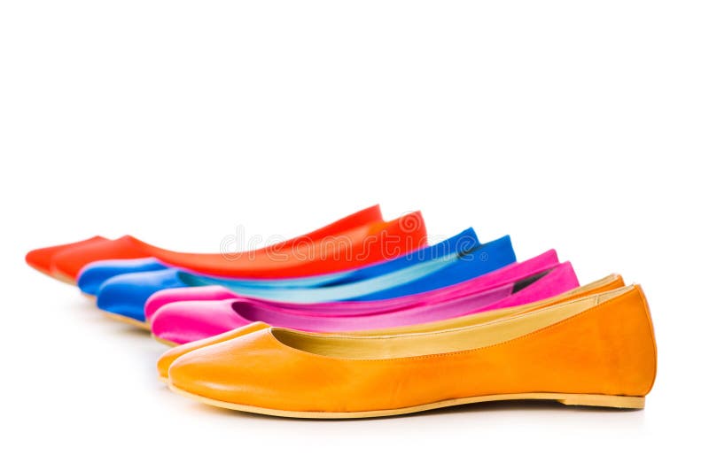 Chaussures De Femme D'isolement Image stock - Image du chaussures ...