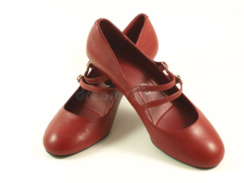 Chaussures rouges image stock. Image du rouge, conception - 7445827