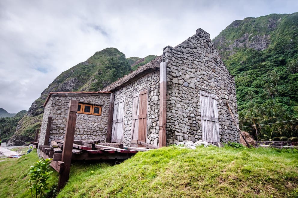 Chavayan Village at Sabtang, Batanes, Phiippines Stock Photo - Image of ...