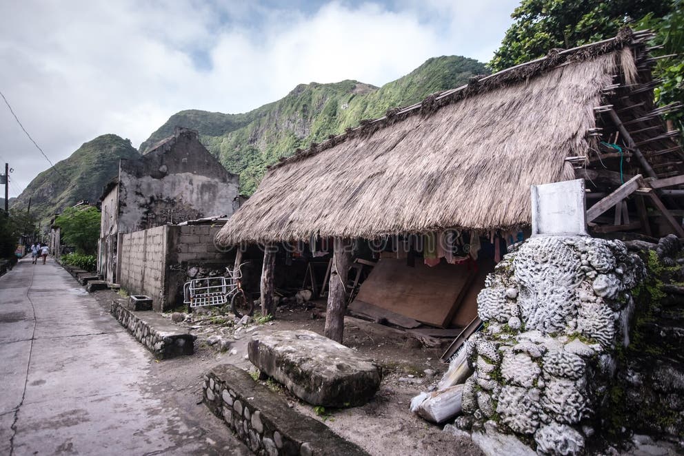 Chavayan Village at Sabtang, Batanes, Phiippines Stock Photo - Image of ...