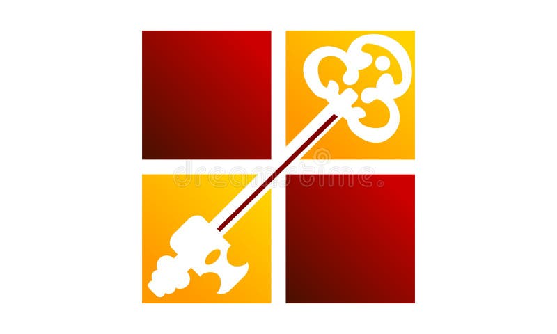 Chave da vida do sucesso ilustração do vetor. Ilustração de vetor ...