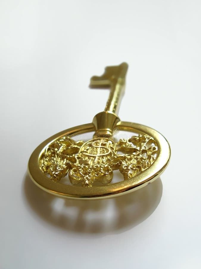 Chave dourada ao sucesso. imagem de stock. Imagem de potencial - 23048443