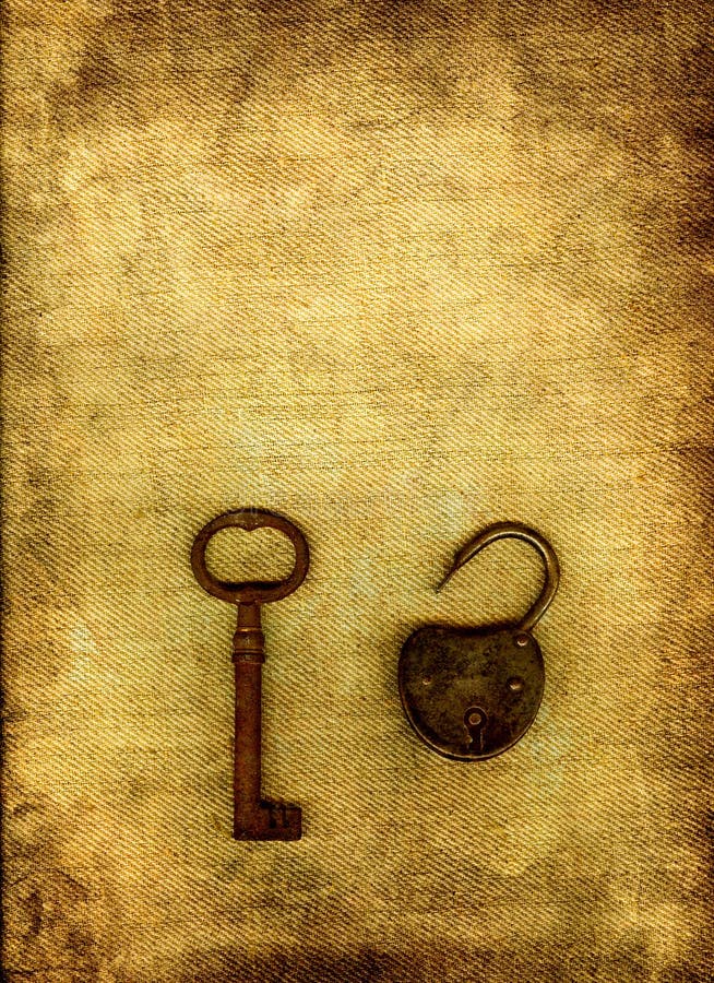 Chave E Fechamento Do Vintage Imagem de Stock - Imagem de colheita ...
