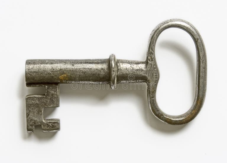 Chave velha imagem de stock. Imagem de chave, volta, metal - 5113097