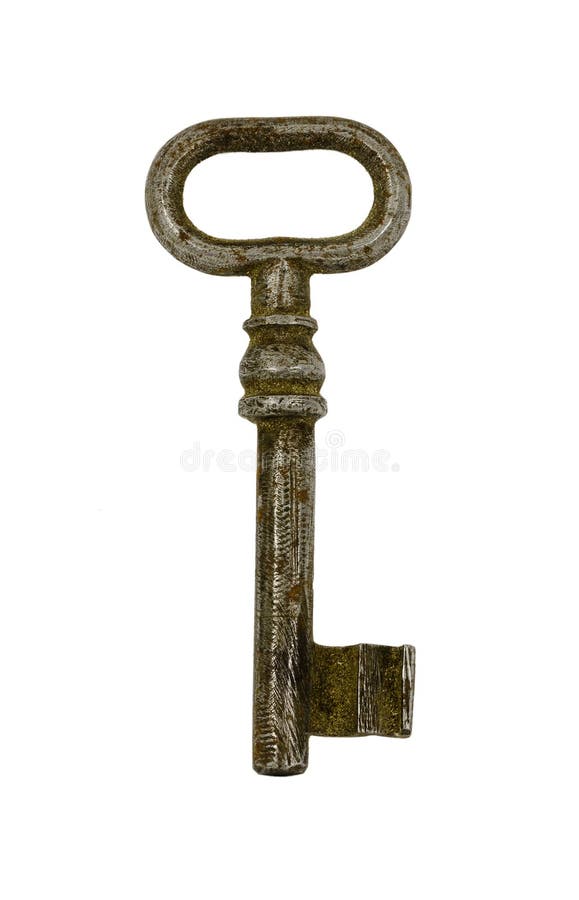 Chave Velha Oxidada Com Bocado Imagem de Stock - Imagem de dado ...