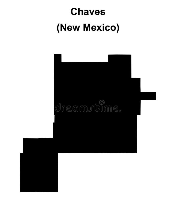 Chaves outline map stock vector. Illustration of boundaries - 361727098