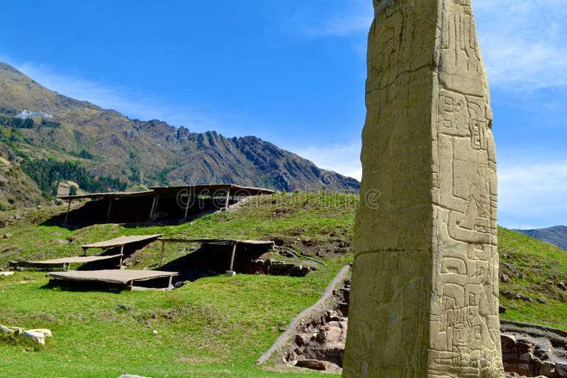 Chavin De Huantar Temple Complex. Ancash Province, Peru Editorial Stock ...
