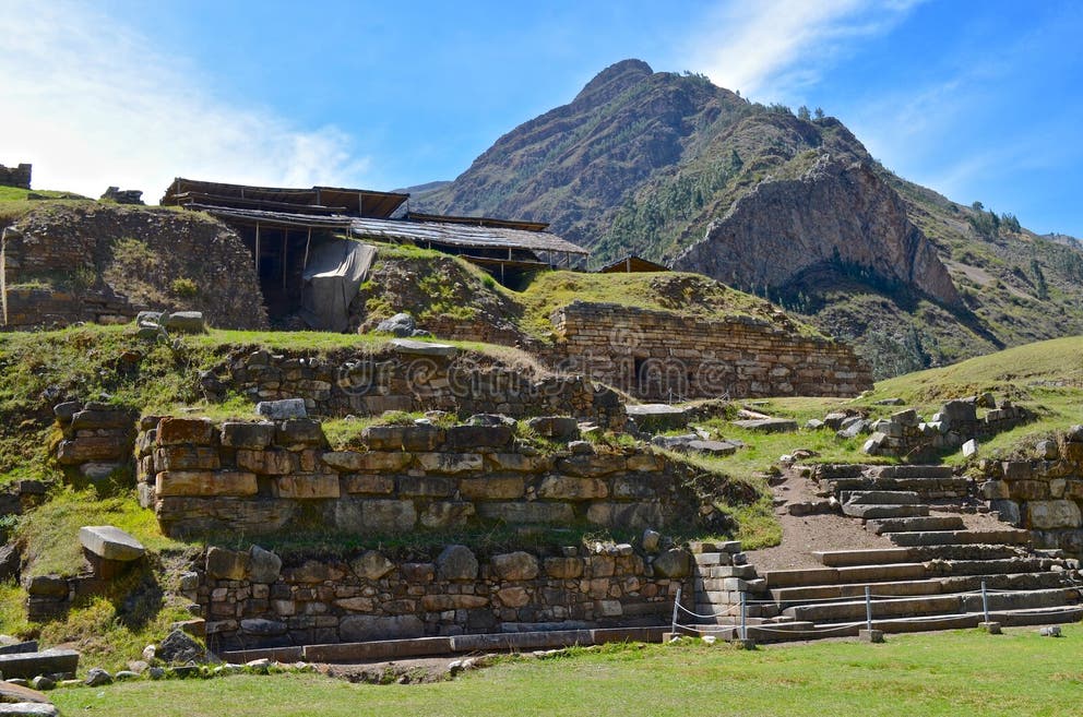 Chavin De Huantar Temple Complex. Ancash Province, Peru Stock Photo ...