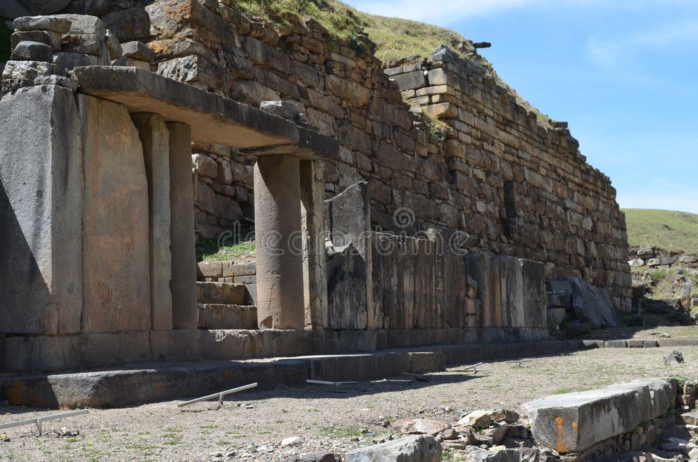 Chavin De Huantar Temple Complex. Ancash Province, Peru Stock Image ...