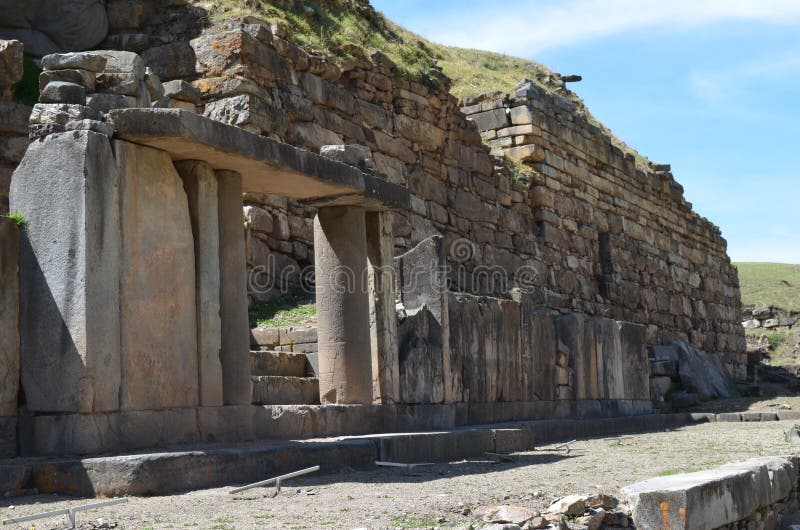 Chavin De Huantar Temple Complex. Ancash Province, Peru Stock Photo ...