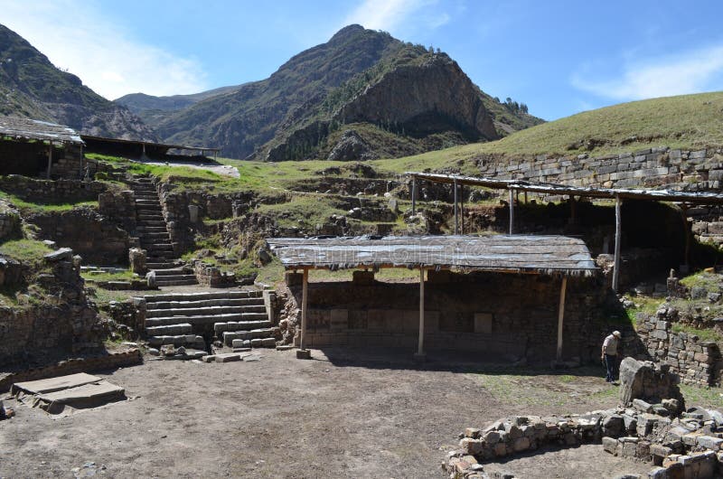Chavin De Huantar Temple Complex. Ancash Province, Peru Editorial Photo ...