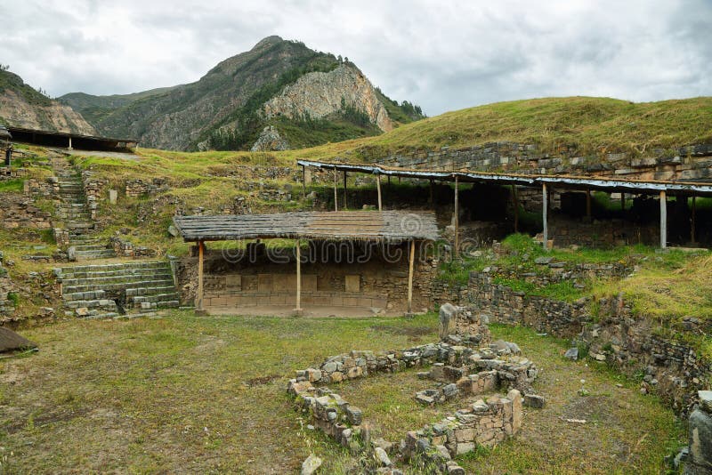 Chavin De Huantar Temple Complex, Peru Stock Photo - Image of ...